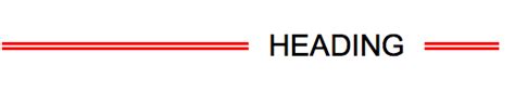 Html Putting Heading Within 2 Horizontal Lines In Css Stack Overflow