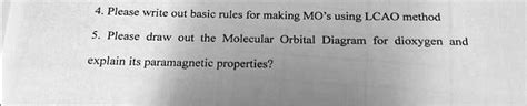 Solved Write Answers In Detail 4please Write Out Basic Rules For