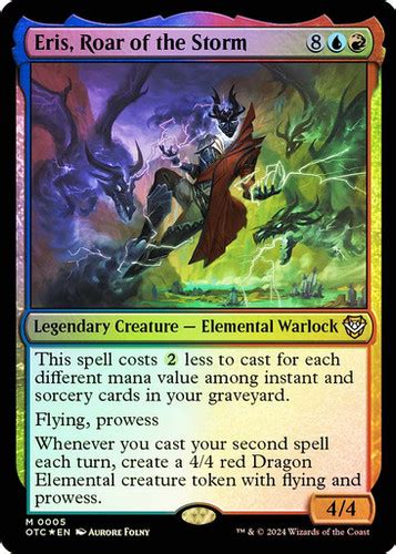 Eris Roar Of The Storm Otc 5 Foil Mtg Wolf México