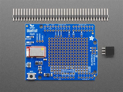 Adafruit Bluefruit Le Shield Bluetooth Le For Arduino Id 2746