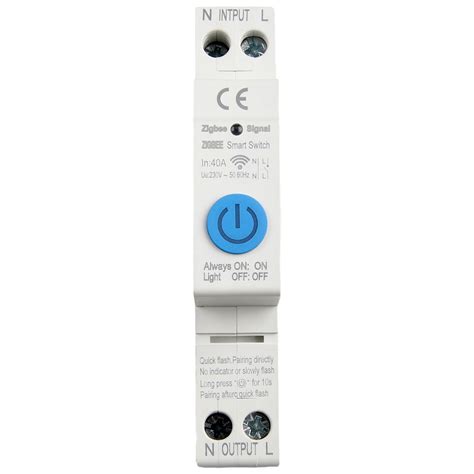 For Zigbe Circuit Breaker Home 220v Without Metering Function Smart Switch 1p40a