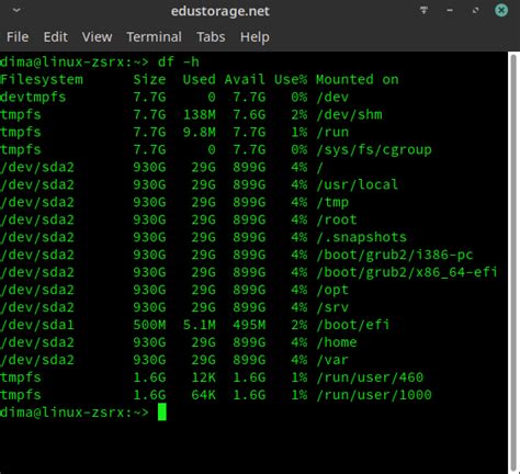 example of working partitions in opensuse linux