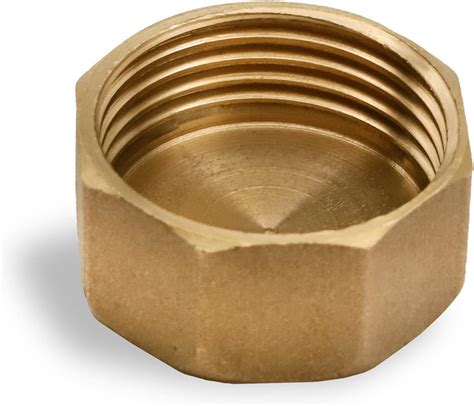 Pipe Fitting Cap 1 Female Brass Pipe Cap Npt Industrial