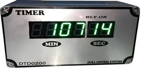 7 Segment Digital Timer Switch Timing Capacity 9999 Min Model Name Number DTD0200 At 10350