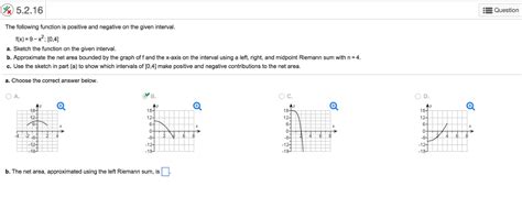 solved the following function is positive and negative on