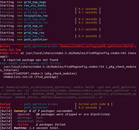 errors during build and installation process · issue 15