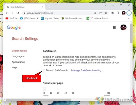 How To Turn Off Safe Search In Google Bing And Yahoo WinBuzzer