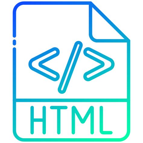 Icono De Html Generic Gradient