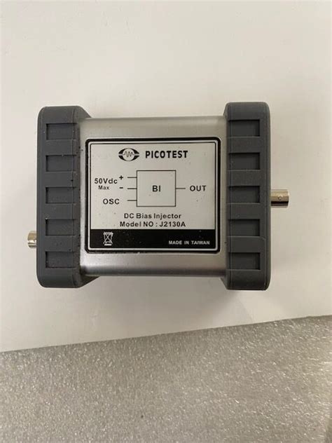 Picotest J2130a Dc Bias Injector Component Test Equipment Test Equipment Bmi Surplus Inc