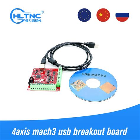 브레이크 아웃 보드 Cnc Usb Mach3 100khz 4 축 인터페이스 드라이버 모션 컨트롤러 드라이버 보드 Cnc 밀링 라우터 용motor Controller