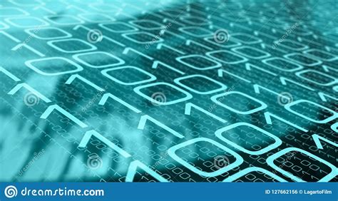 Transfer Big Data Technology Future Machine Learning Concept Stock