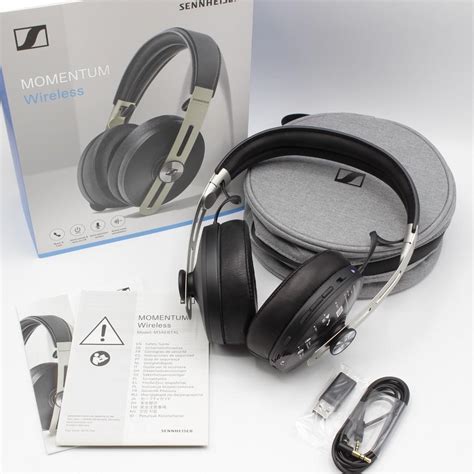 【美品】SENNHEISER MOMENTUM Wireless M3AEBTXL Black ワイヤレス ヘッドホン ゼンハイザー ...
