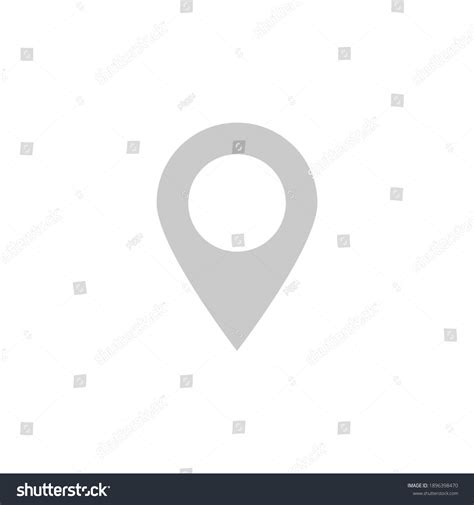 Pin Point Icon Map Location Pointer Stock Vector Royalty Free Shutterstock