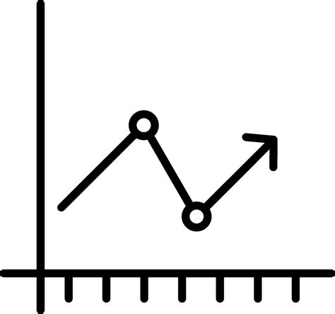 Arrow Chart Line Icon 43259887 Vector Art At Vecteezy
