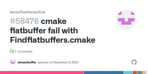 cmake flatbuffer fail with findflatbuffers cmake · issue 58476
