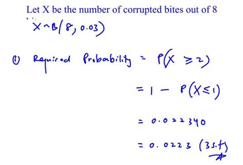 a level h2 math binomial distribution 5 essential questions