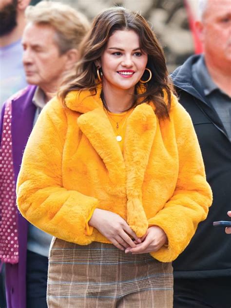 Only Murders In The Building Selena Gomez Yellow Jacket