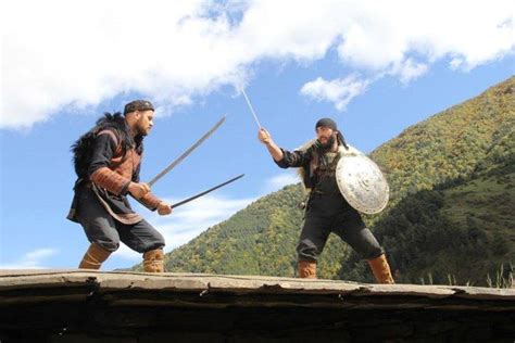 ხევსურები ქართველი კაცები საქართველო