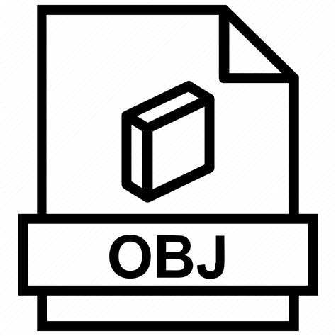Object Extension Format File Obj Icon Download On Iconfinder