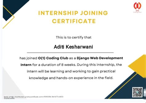 Aditi Kesharwani On Linkedin Internlife Djangodevelopment