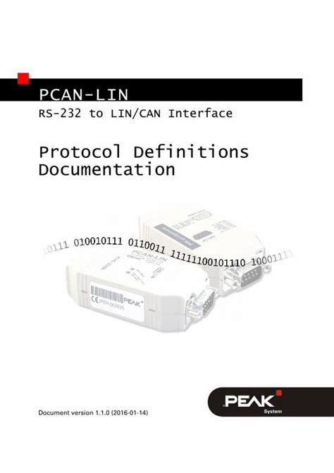 pdf pcan lin protocol definitions documentation€¦ · pcan lin