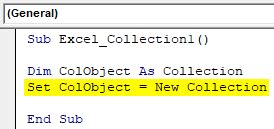 VBA Collection How To Create Collection Object In Excel VBA