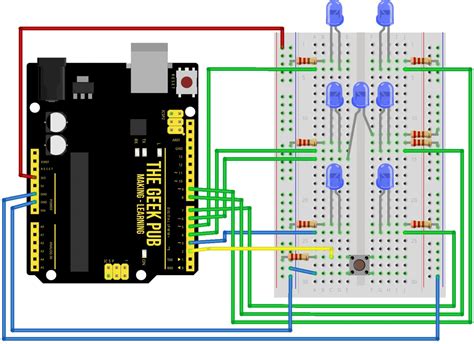 easy arduino dice circuit the geek pub