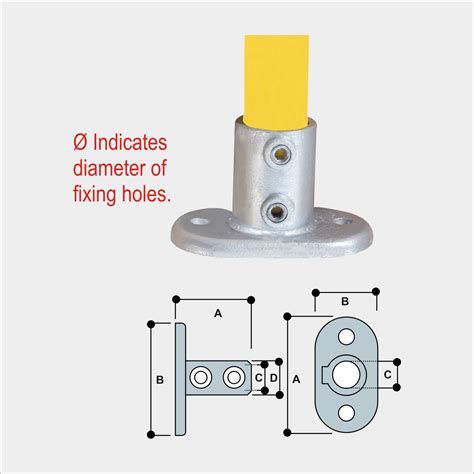 Railing Base Flange