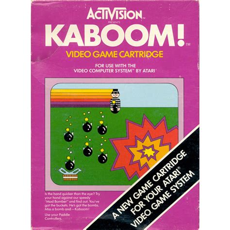 Kaboom Atari 2600 Game For Sale Dkoldies