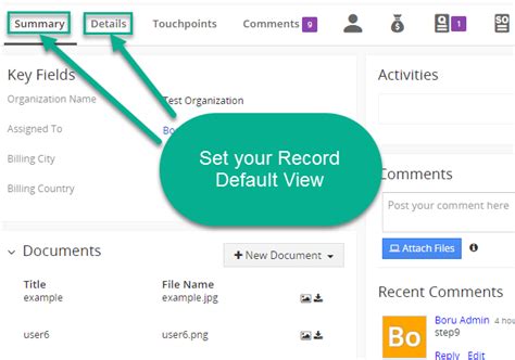 Vtiger Tips And Tricks Set Record Default View Summary View Or Details