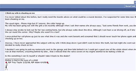 I Think My Wife Is Cheating Imgur