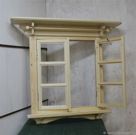 Окно интерьерное с открывающимися створками – заказать на Ярмарке ...