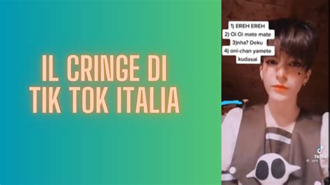 Reaction: Il cringe di Tik Tok Italia - YouTube