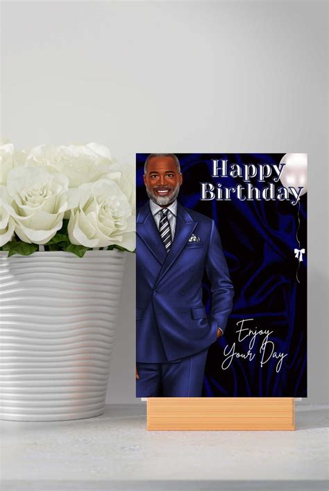 Birthday African American Birthday Day Cards For Him Black Man Card