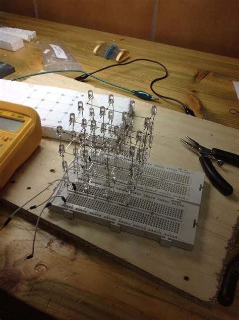 Cómo Hacer Un Cubo De Leds 4x4x4 Con Arduino Tecnosalva