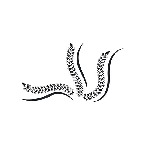 Premium Vector Wheat Plant Icon Vector Design Illustration