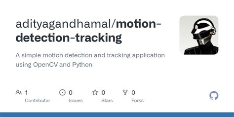 GitHub Adityagandhamal Motion Detection Tracking A Simple Motion Detection And Tracking