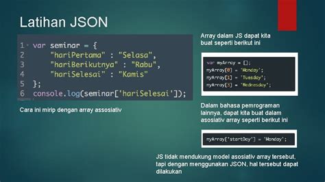 Mengenal Json Dwi Susanto Mengenal Json Javascript Object