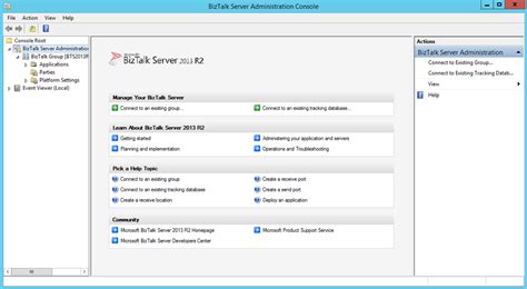 72 Biztalk Server 2013 R2 Biztalk Server Administration Consolepng