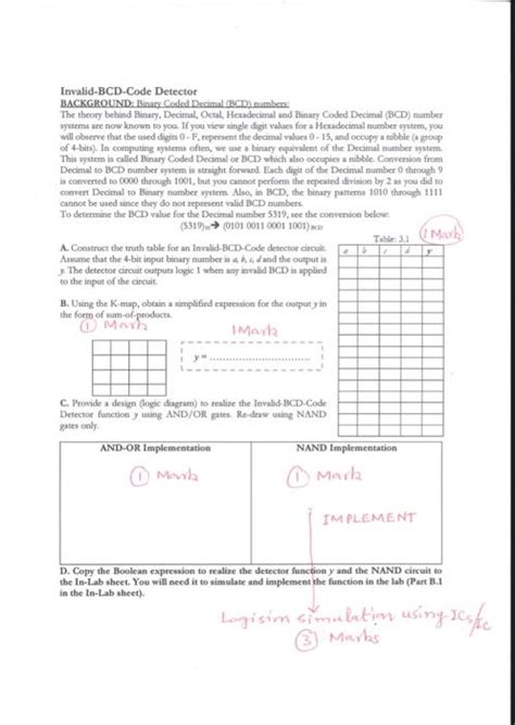 solved invalid bcd code detector background binary coded