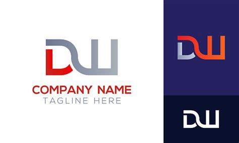 창조적 인 현대 비즈니스 타이포그래피 벡터 템플릿초기 Dw 편지 로고 크리에이티브 추상 편지 Dw 로고 디자인 0명에 대한 스톡 벡터 아트 및 기타 이미지 Istock