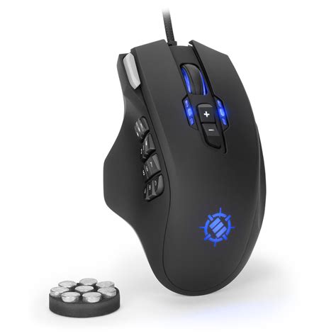 Enhance Theorem 2 Mmo Gaming Mouse With 13 Programmable Side Buttons Led Rgb Gaming Mouse With