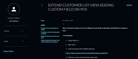 How To Extend Customer List Form Adding Custom Field On Dynamics 365