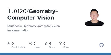 Github Llu0120geometry Computer Vision Multi View Geometry Computer Vision Implementation