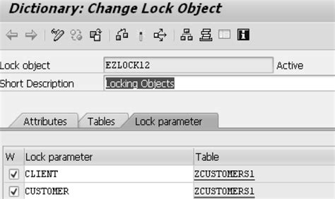Abap Abap Lock Objects