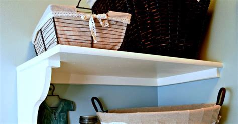 How To Build A Shelf Laundry Room Makeover Adventures Of A DIY Mom