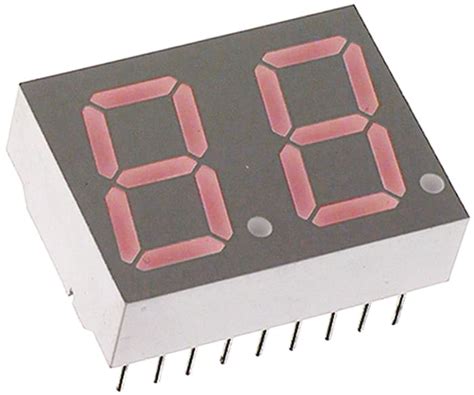 hdsp 521e broadcom hdsp 521e broadcom 2 digit 7 segment led display