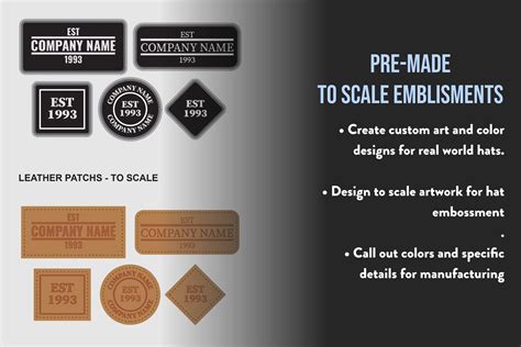 7 Panel Hat Customizable Vector Design Template For Adobe Illustrator