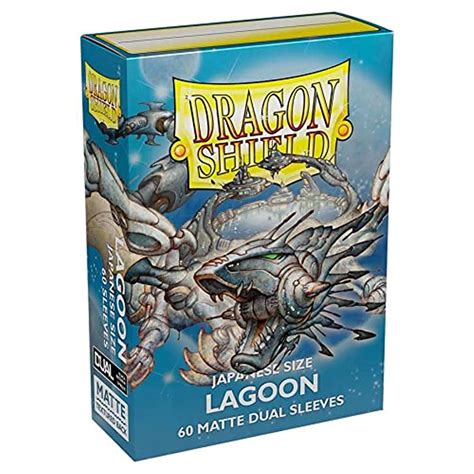 10 Packs Dragon Shield Dual Matte Mini Japanese Lagoon 60 Ct Card Slee