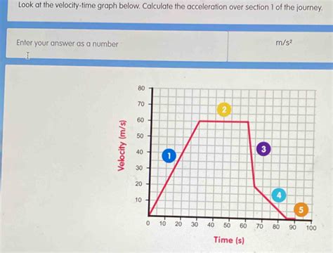 solved look at the velocity time graph below calculate the
